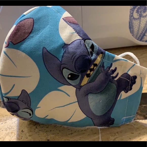 Accessories | Stitch Mask Original Disney Fabric Reversible | Poshmark